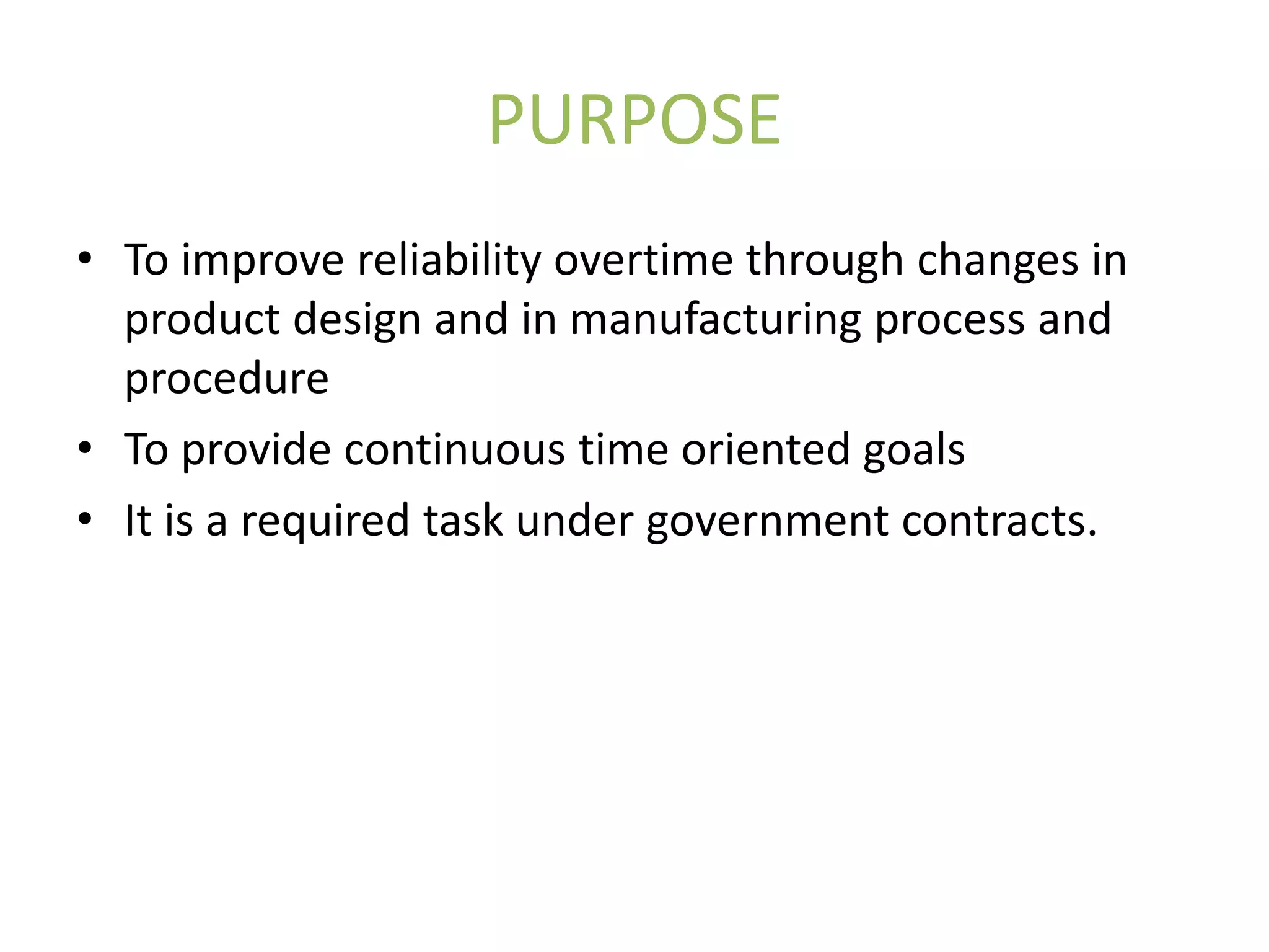 Reliability Growth Monitoring | PPT