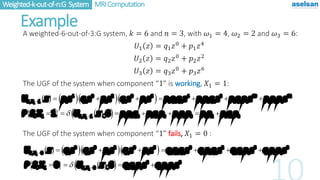 Reliability Importance in Weighted-k-out-of-n Systems | PDF