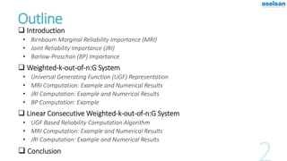 Reliability Importance in Weighted-k-out-of-n Systems | PDF