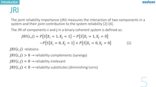 Reliability Importance in Weighted-k-out-of-n Systems | PPT