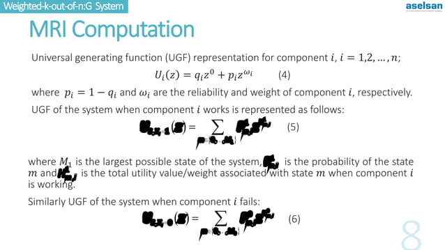 Reliability Importance in Weighted-k-out-of-n Systems | PPT