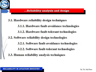 Reliability in aviation industry | PPTX