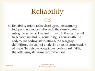 Reliability in Content Analysis and How to Measure It - Mass Media ...
