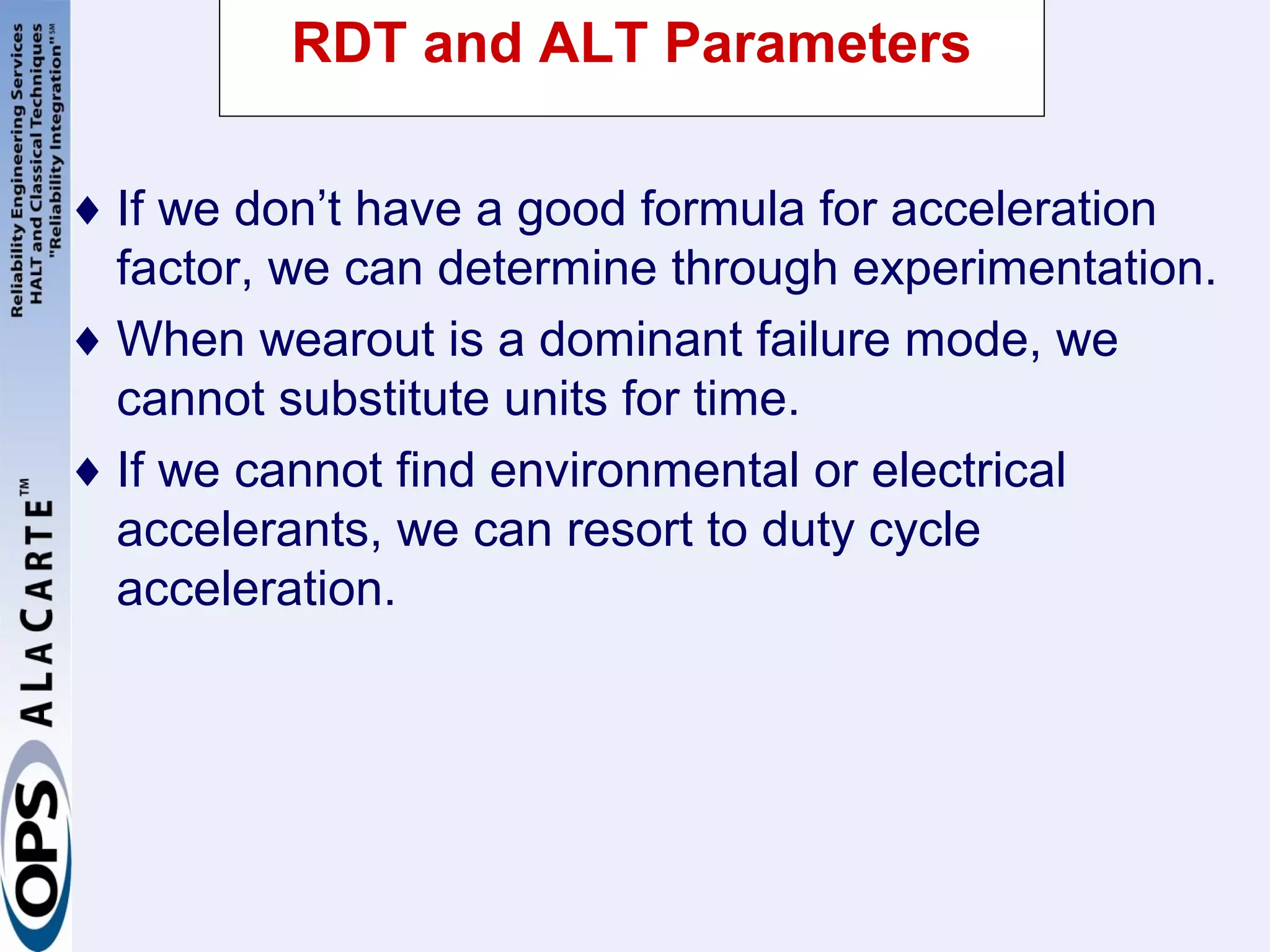 Reliability integration across the product life cycle | PPT