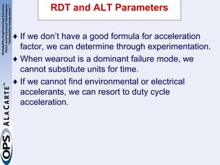 Reliability integration across the product life cycle | PPT