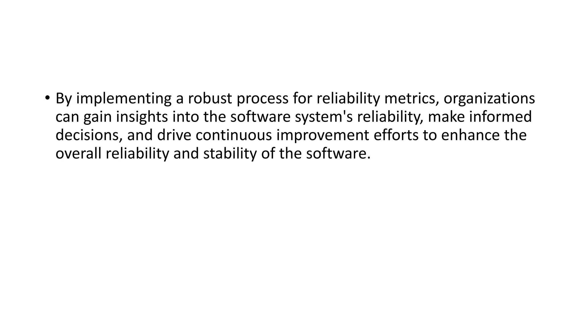Reliability matrix in software quality.pptx