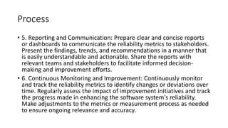 Reliability matrix in software quality.pptx