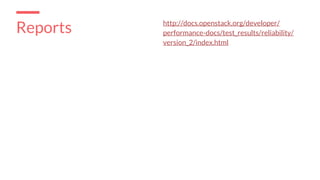 OpenStack reliability metrics | PDF | Computing | Technology & Computing