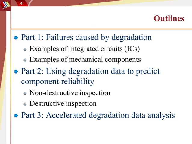 Reliability Modeling Using Degradation Data - by Harry Guo | PDF
