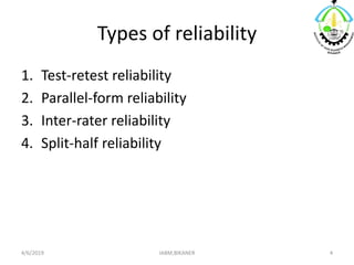 Reliability of data set | PPTX