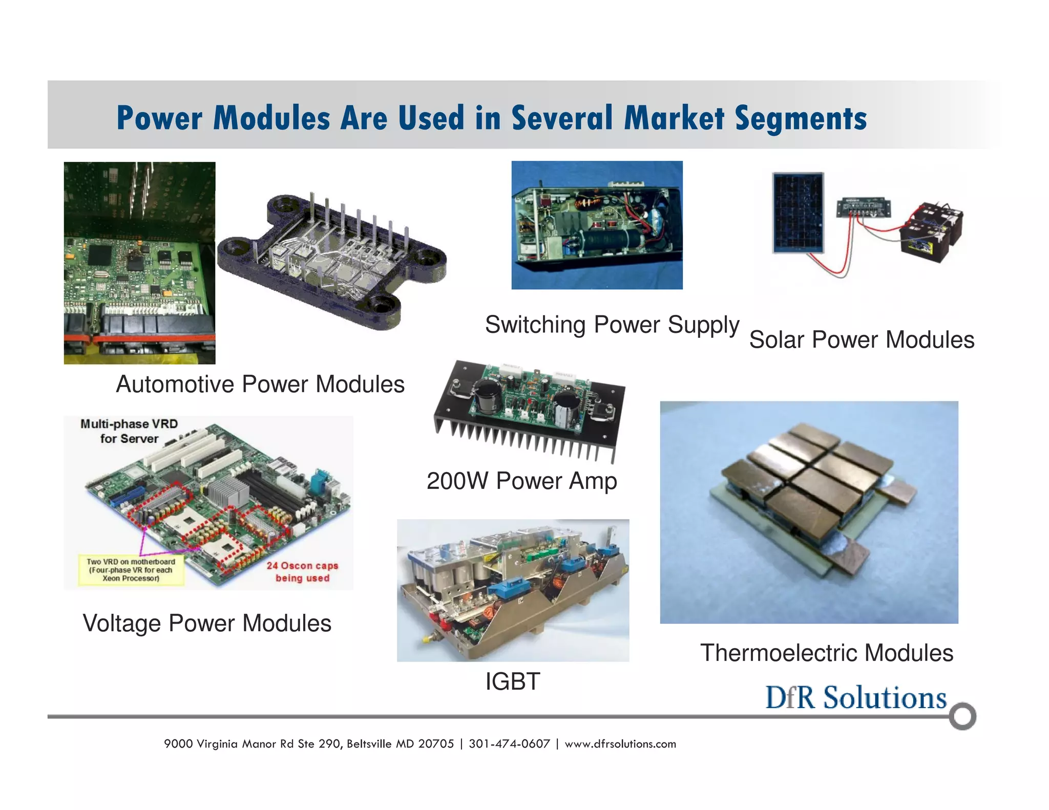 Reliability of power modules using sherlock | PDF