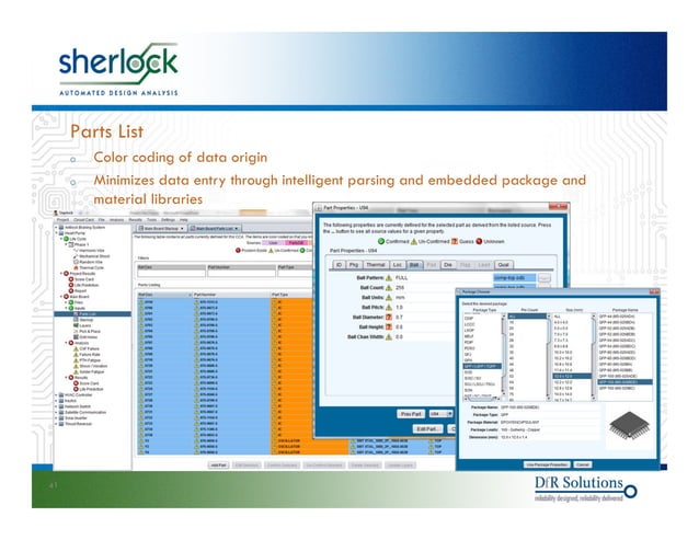 Reliability of power modules using sherlock