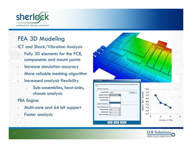 Reliability of power modules using sherlock