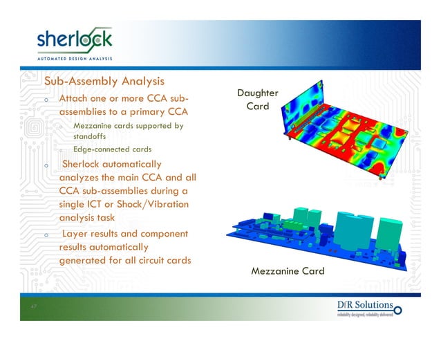 Reliability of power modules using sherlock