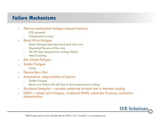 Reliability of power modules using sherlock | PPT
