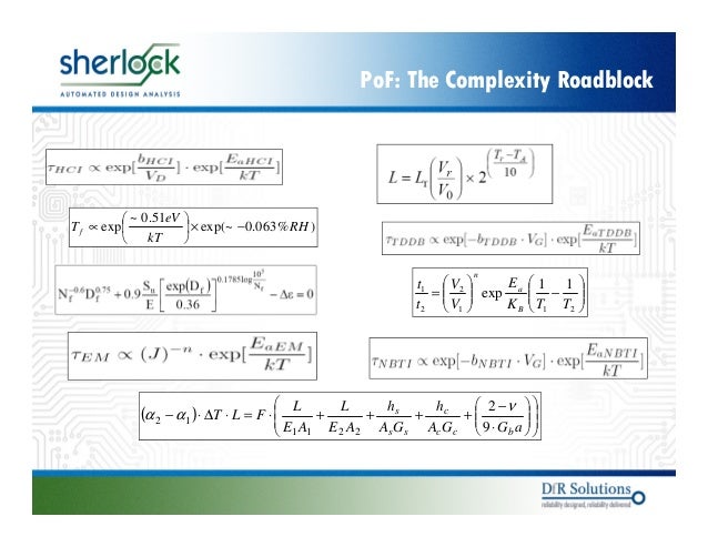 Reliability of power modules using sherlock
