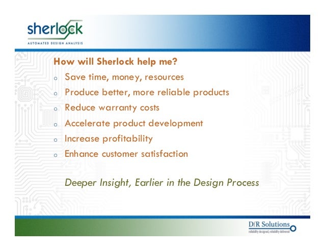 Reliability of power modules using sherlock