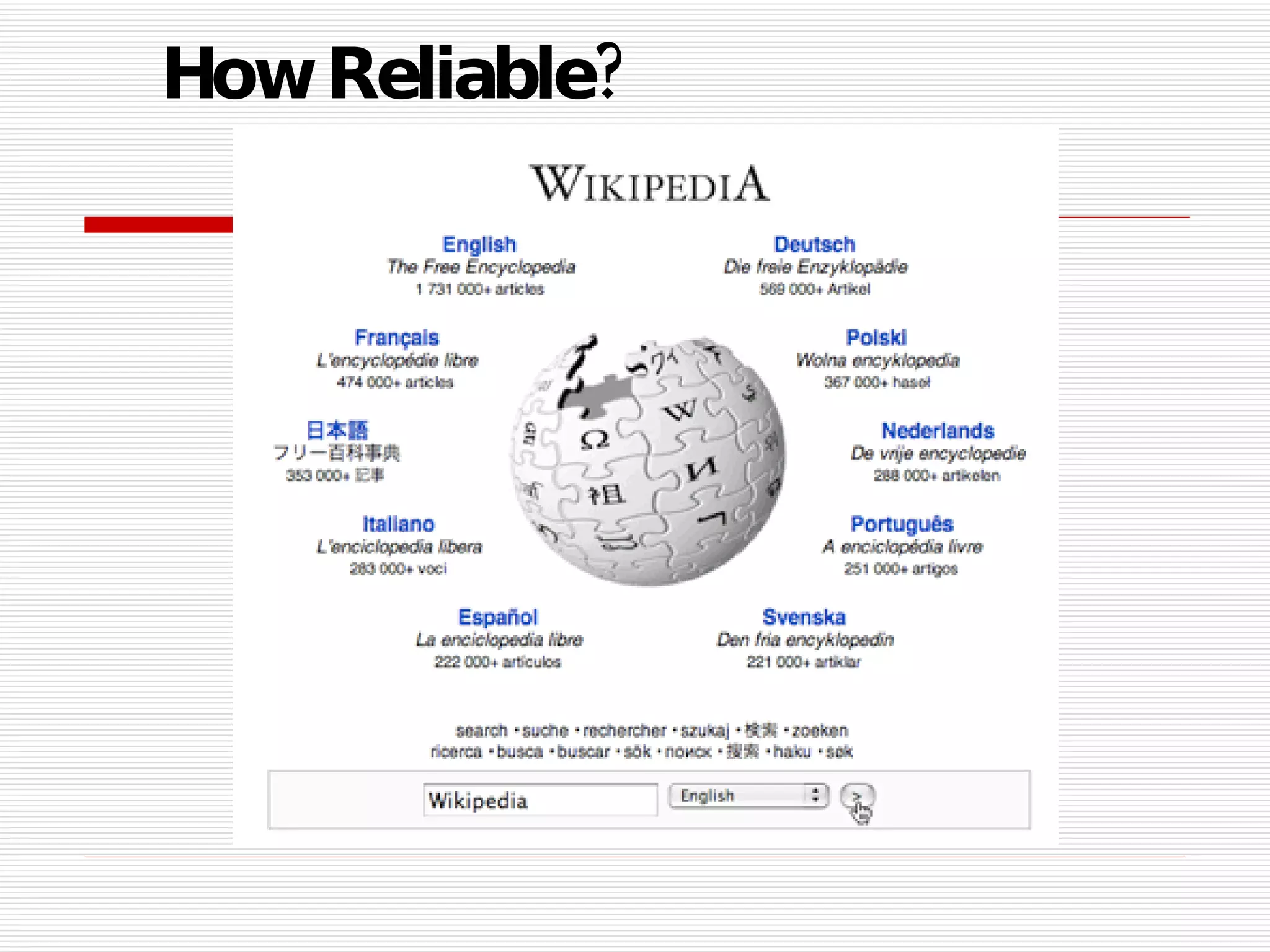 Reliability Of Sources | PPT