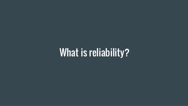 Reliability Patterns For Distributed Applications