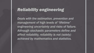 Reliability, Safety and Maintenance Training | PPT