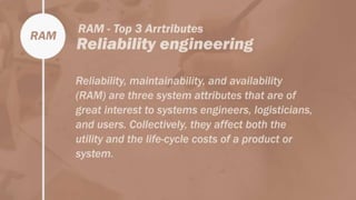 Reliability, Safety and Maintenance Training | PPT