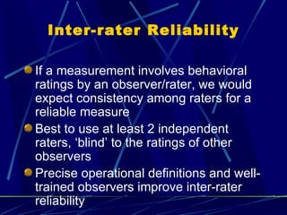 Reliability & validity | PPT