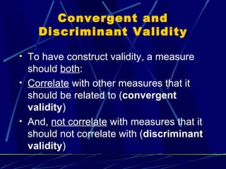Reliability & validity | PPT