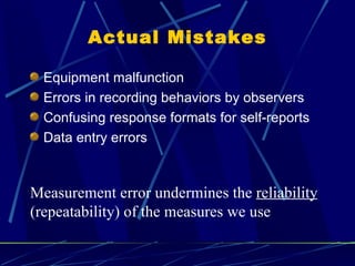 Reliability & validity | PPT