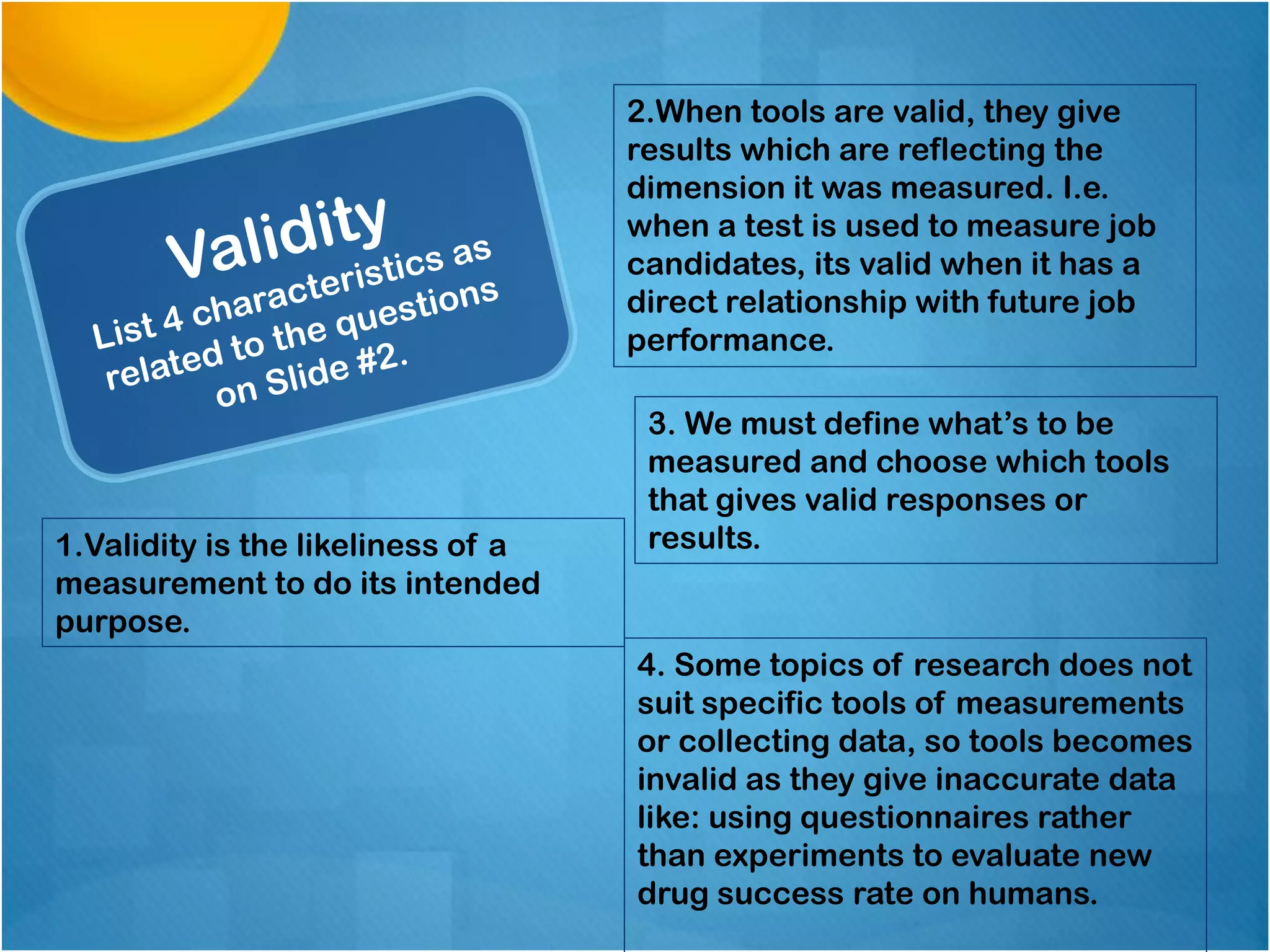 Reliability & validity | PPTX