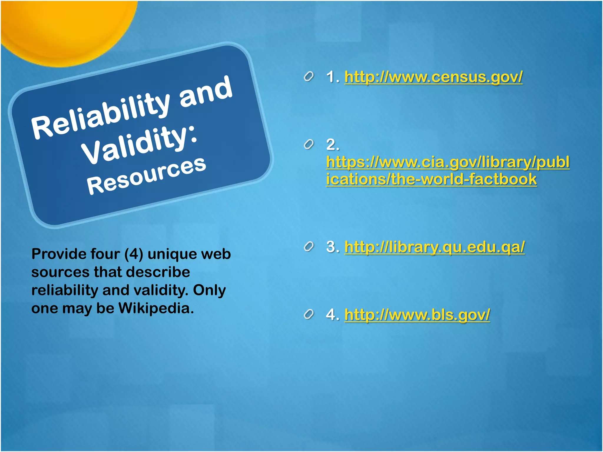 Reliability & validity | PPTX