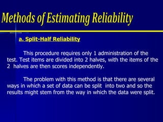 Louzel Report - Reliability & validity | PPT