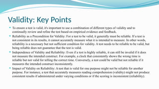 Reliability&Validity in the research design | PPTX