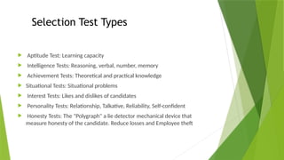 Reliability & Validity of Selection Tests....pptx