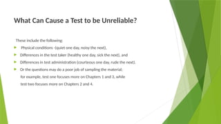 Reliability & Validity of Selection Tests....pptx