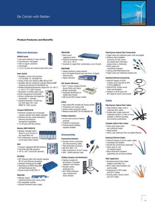 Belden Industrial Ethernet Brochure | PDF