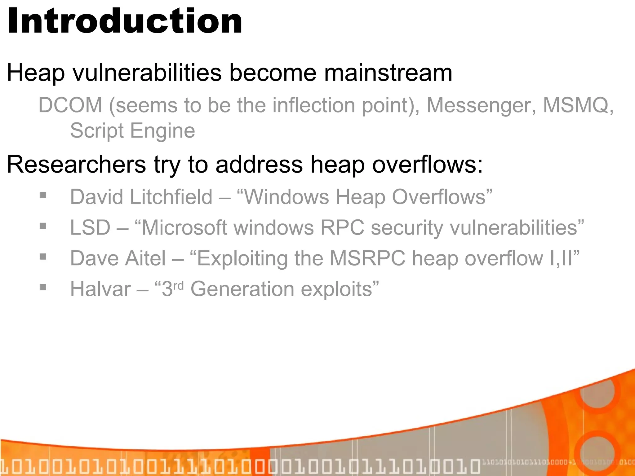 Reliable Windows Heap Exploits | PPT