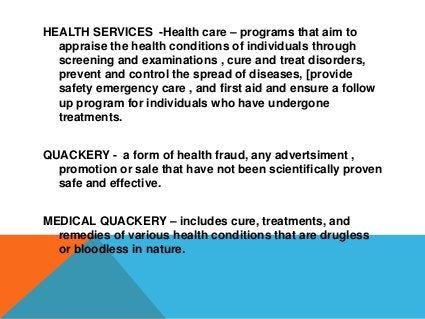 Reliable and unreliable health information.pptx