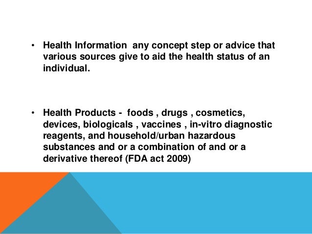 Reliable and unreliable health information.pptx