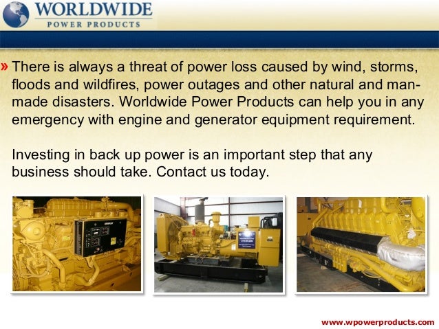 Reliable Backup Power - A Must for Business Continuity After Natural ... Reliable Backup Power - A Must for Business Continuity After Natural ...