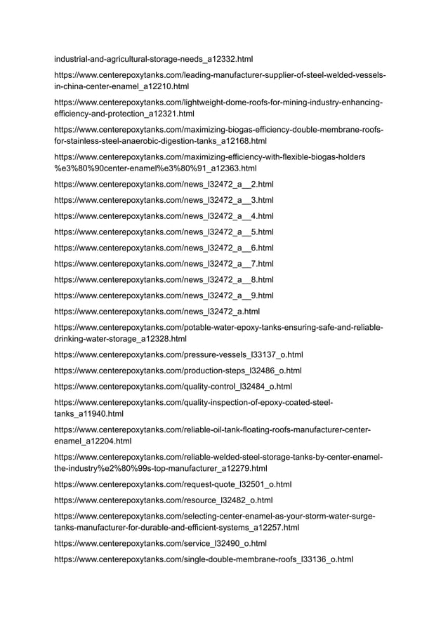 Reliable Internal and External Floating Roof Tanks for Volatile Liquid ...