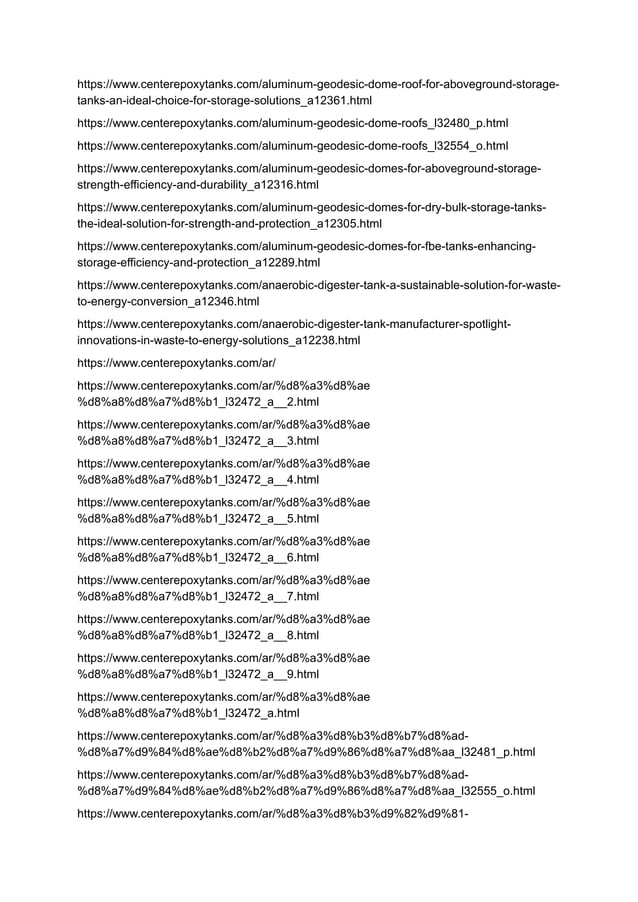 Reliable Internal and External Floating Roof Tanks for Volatile Liquid ...