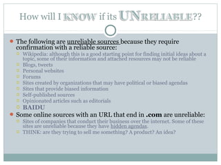 Reliable resources powerpoint | PPT