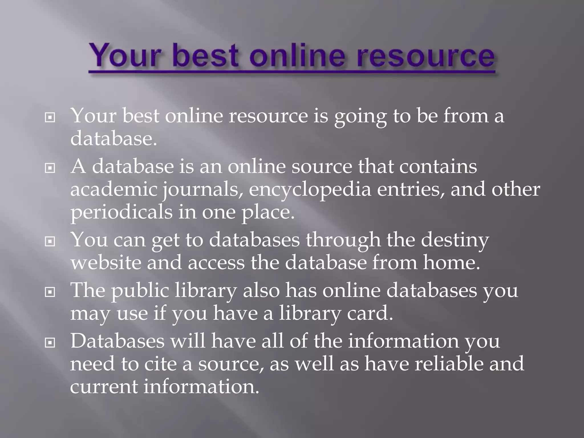 Reliable sources | PPT