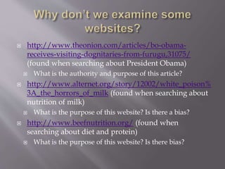 Reliable sources | PPT