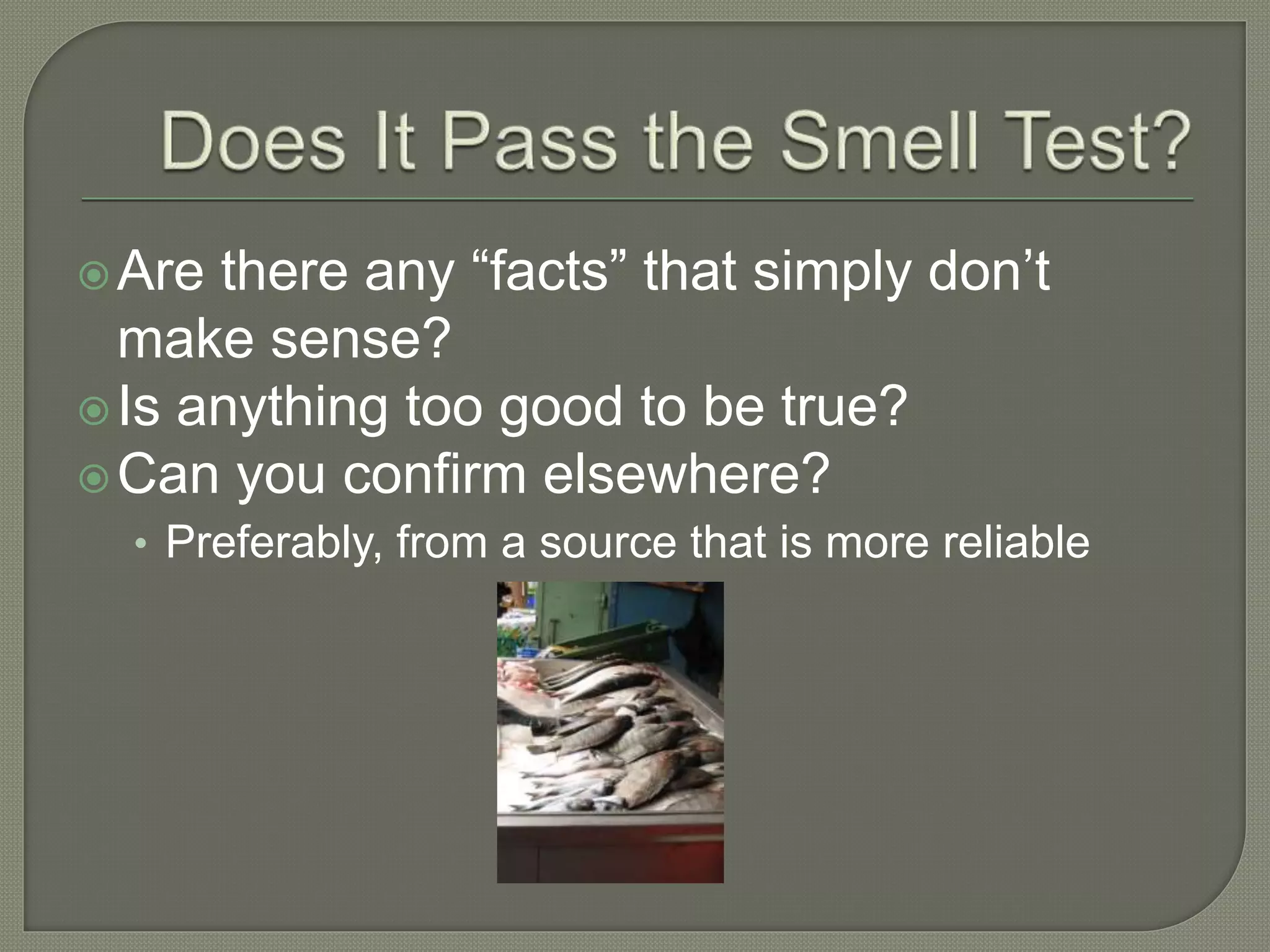 Reliable sources | PPTX