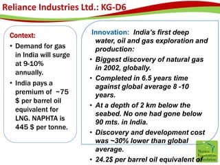 Reliance - Innovation for India award winner | PPTX