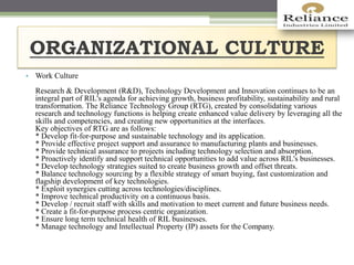 Presentation on Reliance | PPTX