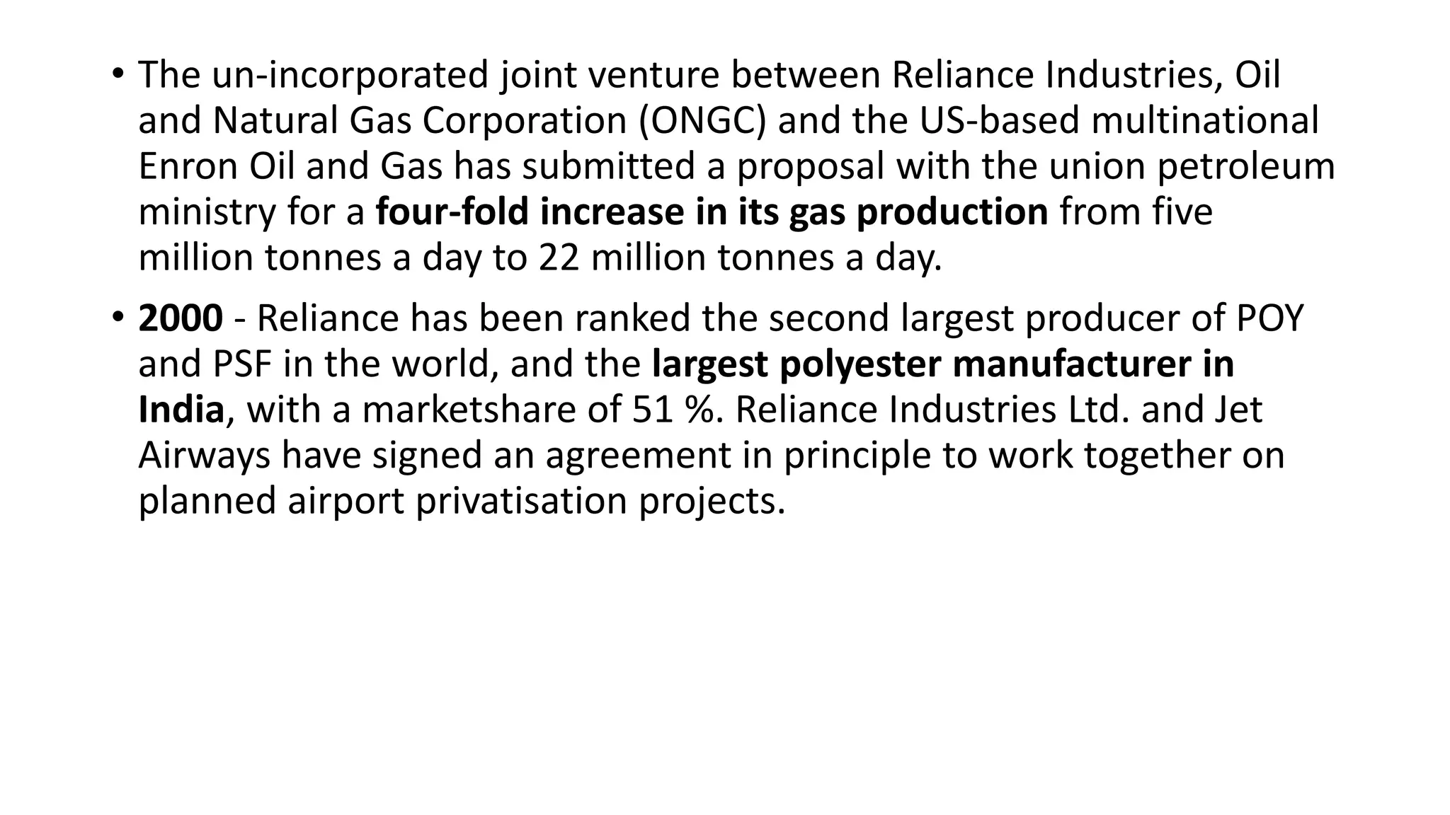 Reliance Business Model | PPTX