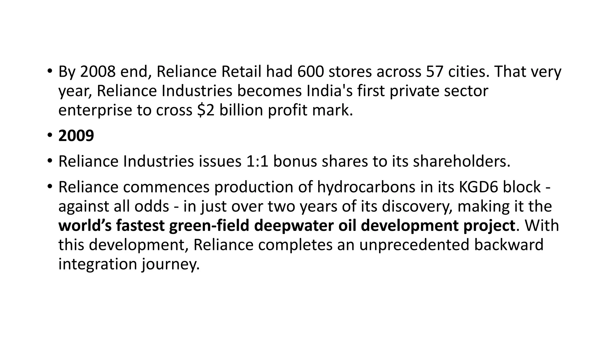Reliance Business Model | PPTX