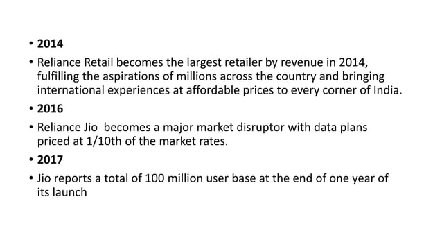 Reliance Business Model | PPTX | Manufacturing Industry | Industries